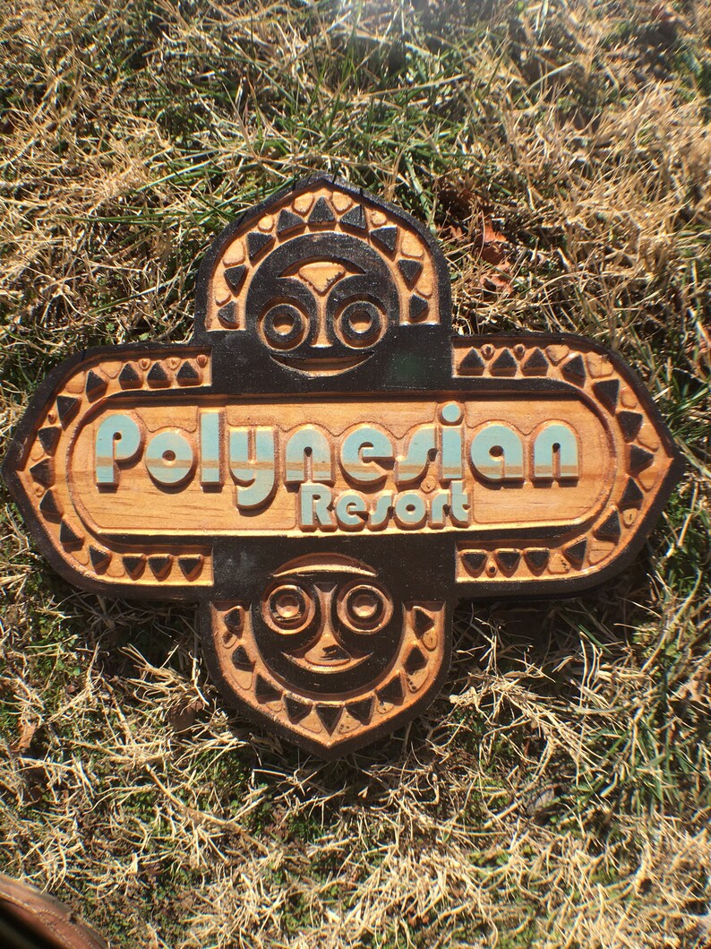 Polynesian Walt Disney World Resort Sign Monorail Polynesian - Etsy Canada