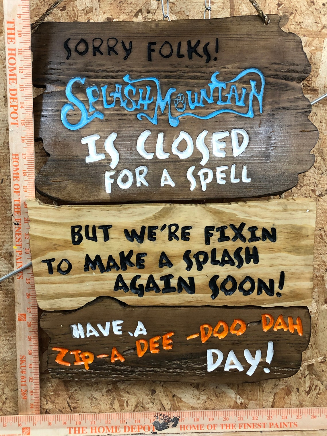 Splash Mountain is Closed Sign - Etsy