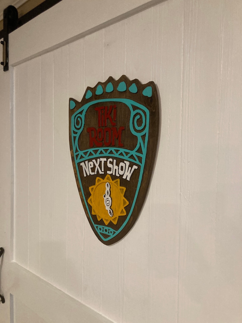 New Style Disneyland Tiki Room Next Show Sign - Etsy