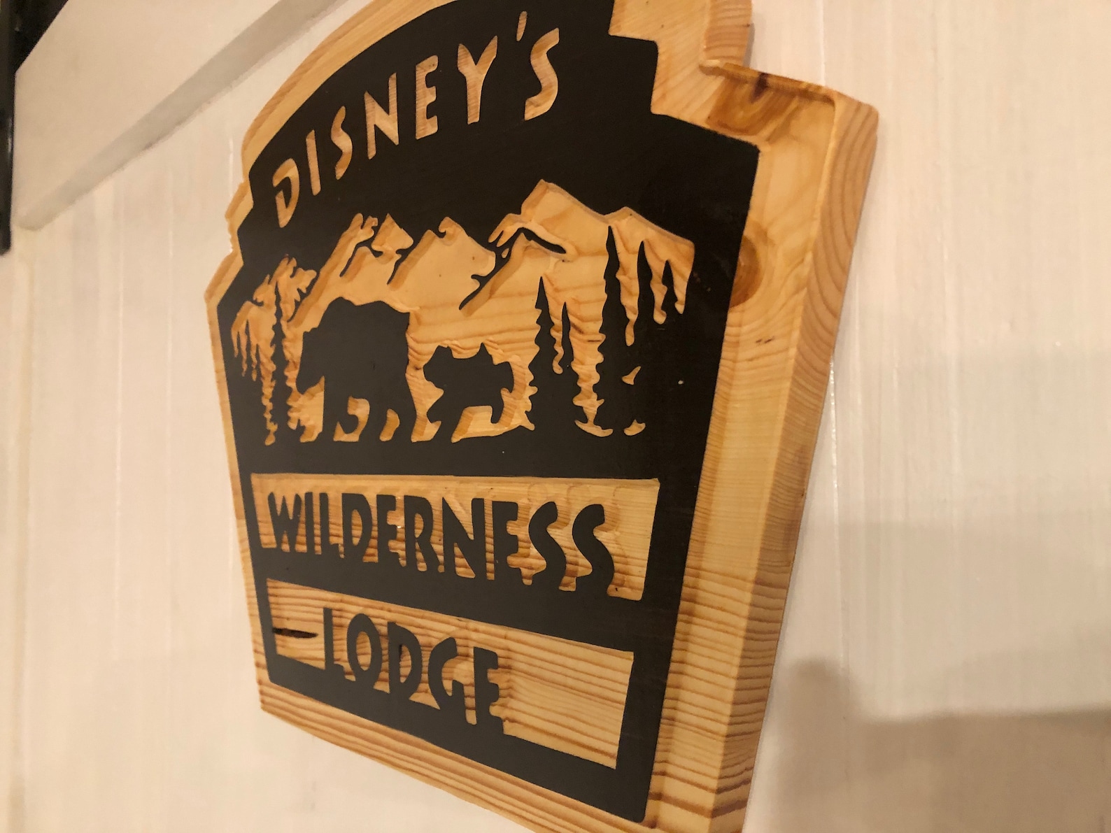 Wilderness Lodge Disneyworld Inspired Solid Wood Sign Walt Disney World ...