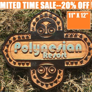 Polynesian Walt Disney World Resort Sign Monorail Polynesian Village ...