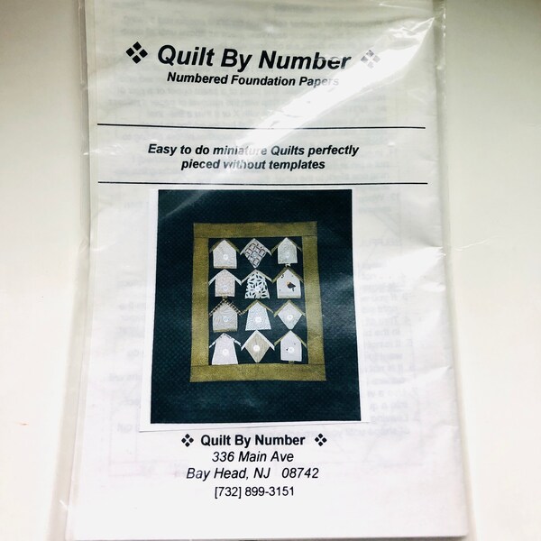 Paper Pieced Number Pattern - Etsy