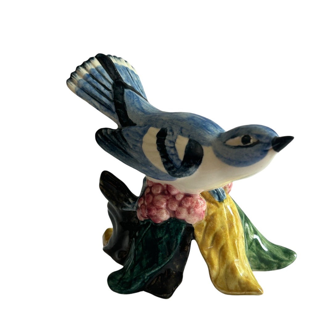Vintage Stangl Pottery Birds Figurine Cerulean Warbler 3456 Bluejay ...