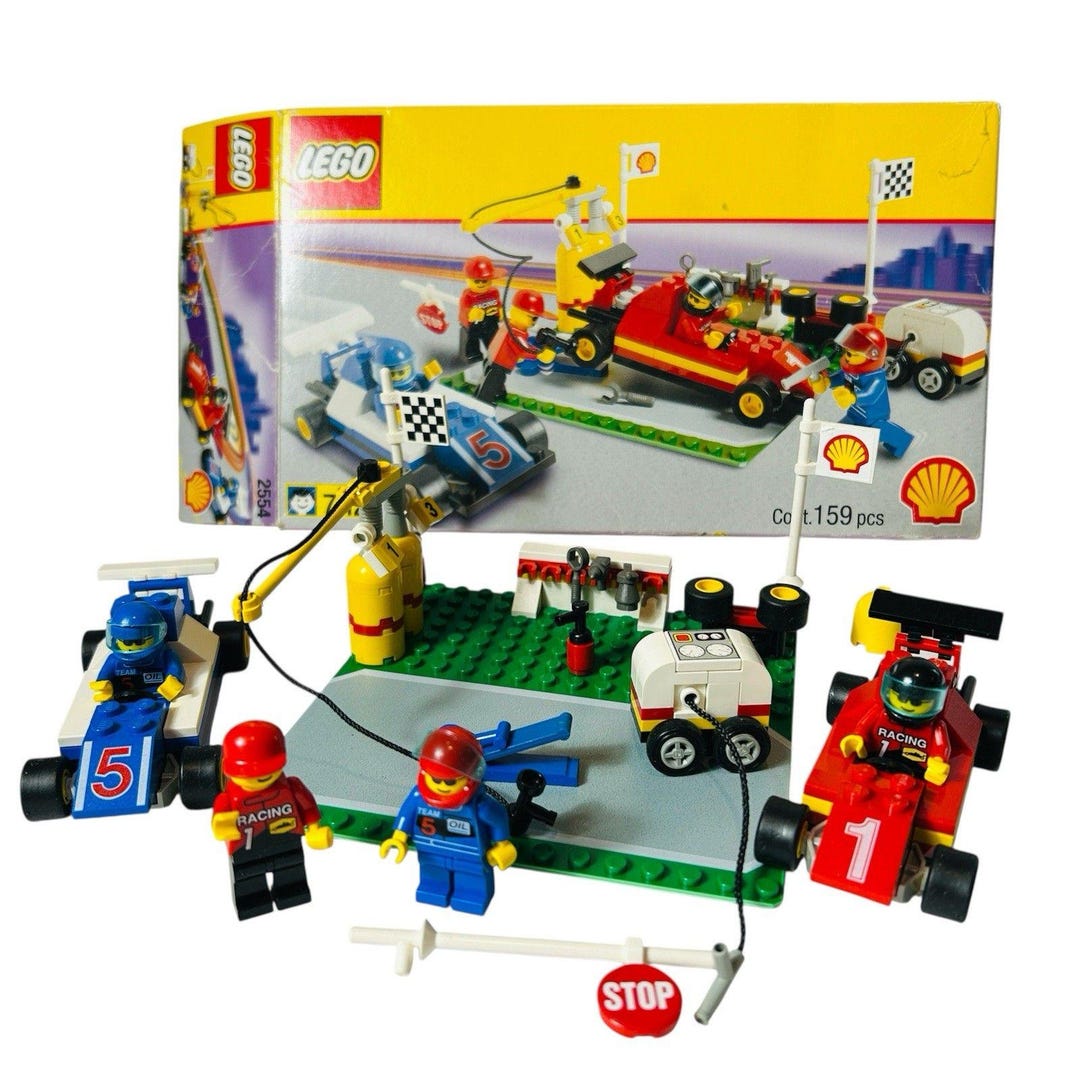 Lego Racing Formula 1 Pit Stop 2554 Shell Promo Set 1998 No Manual 98% ...