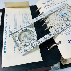 Jeppesen Airway Manual 1970s Holding Pattern Chart Plotter Approach Maps - Etsy