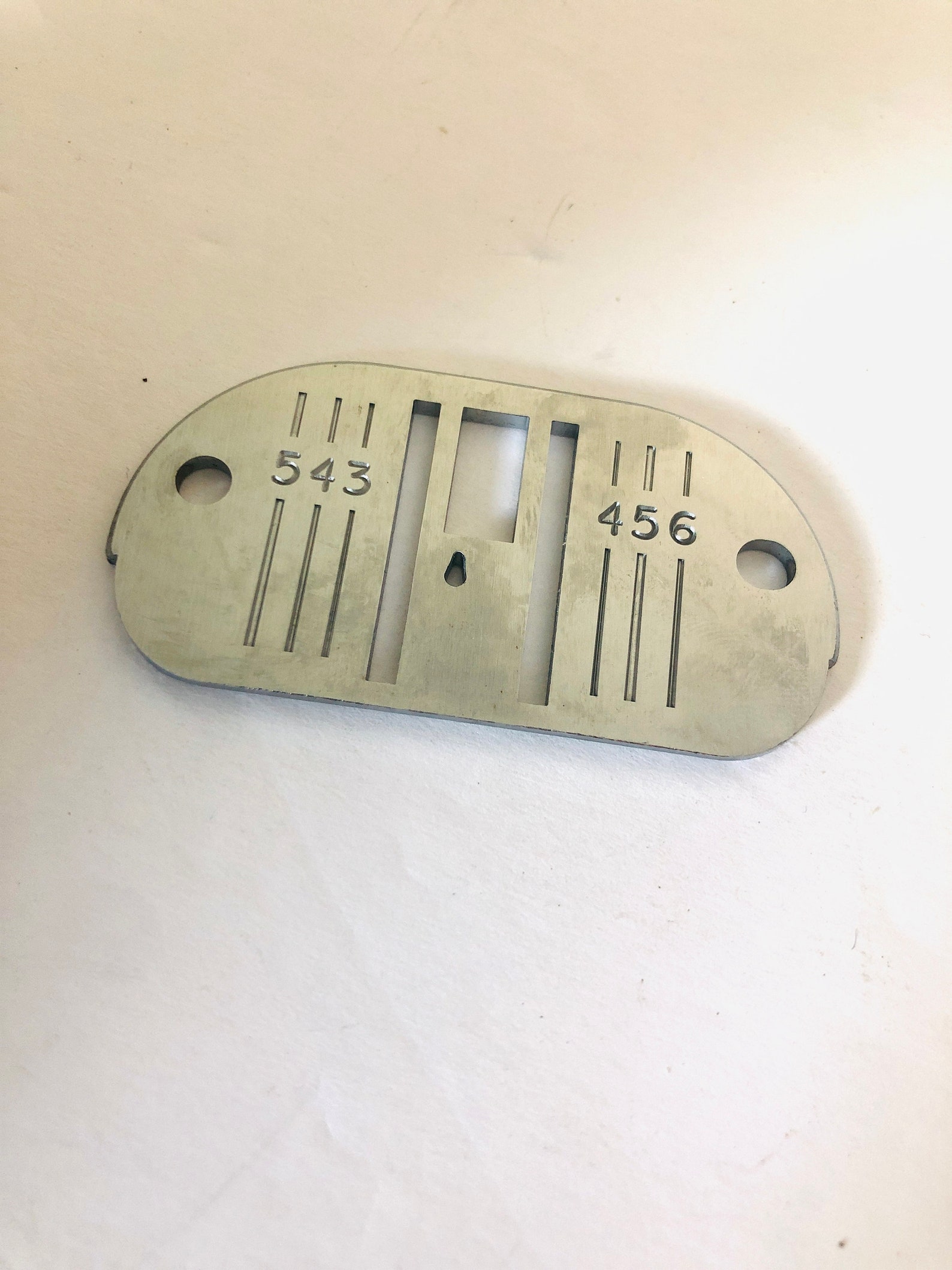 Vintage Singer Sewing Machine Straight Stitch Needle Plate 381372 Model ...