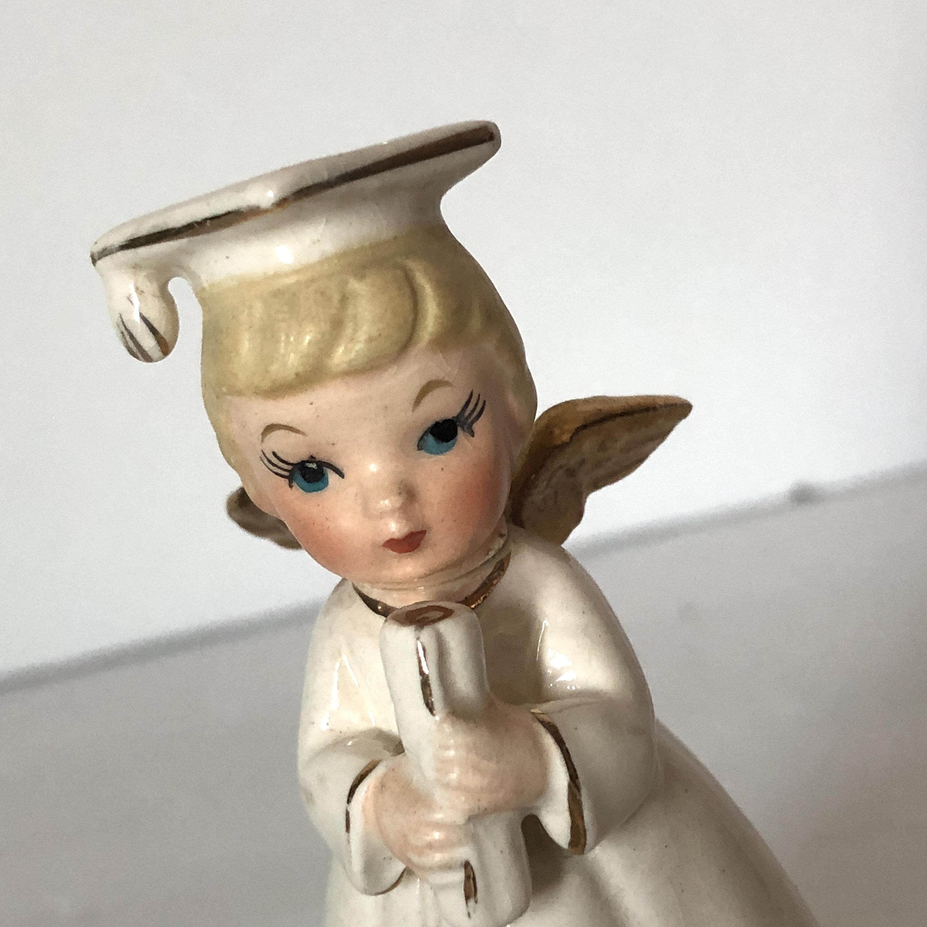 Vintage Blonde Girl Angel Graduation Remembrance Trinket Box - Etsy