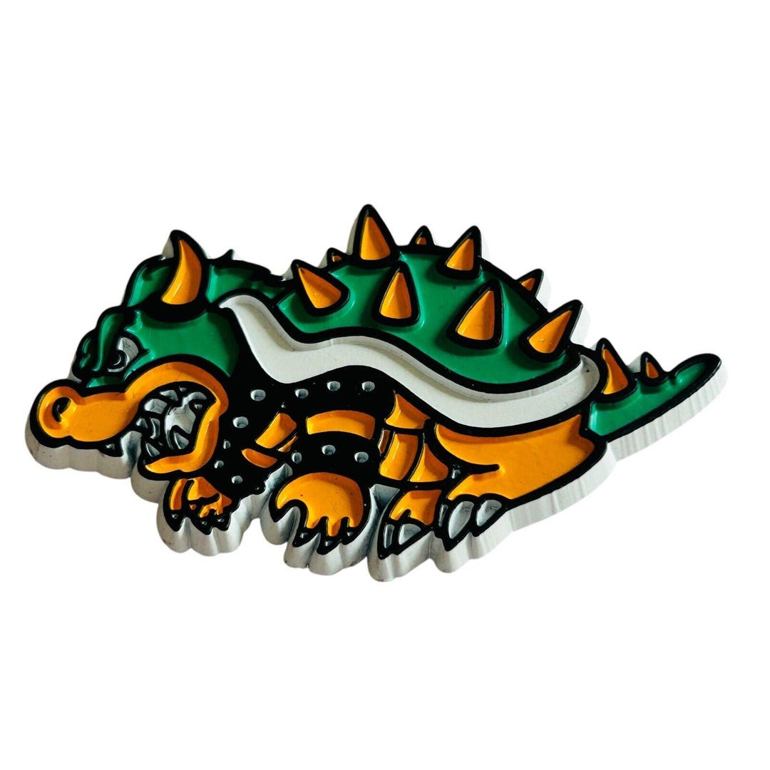 Vintage Nintendo Bowser Fridge Magnet Super Mario Brothers 1989 - Etsy