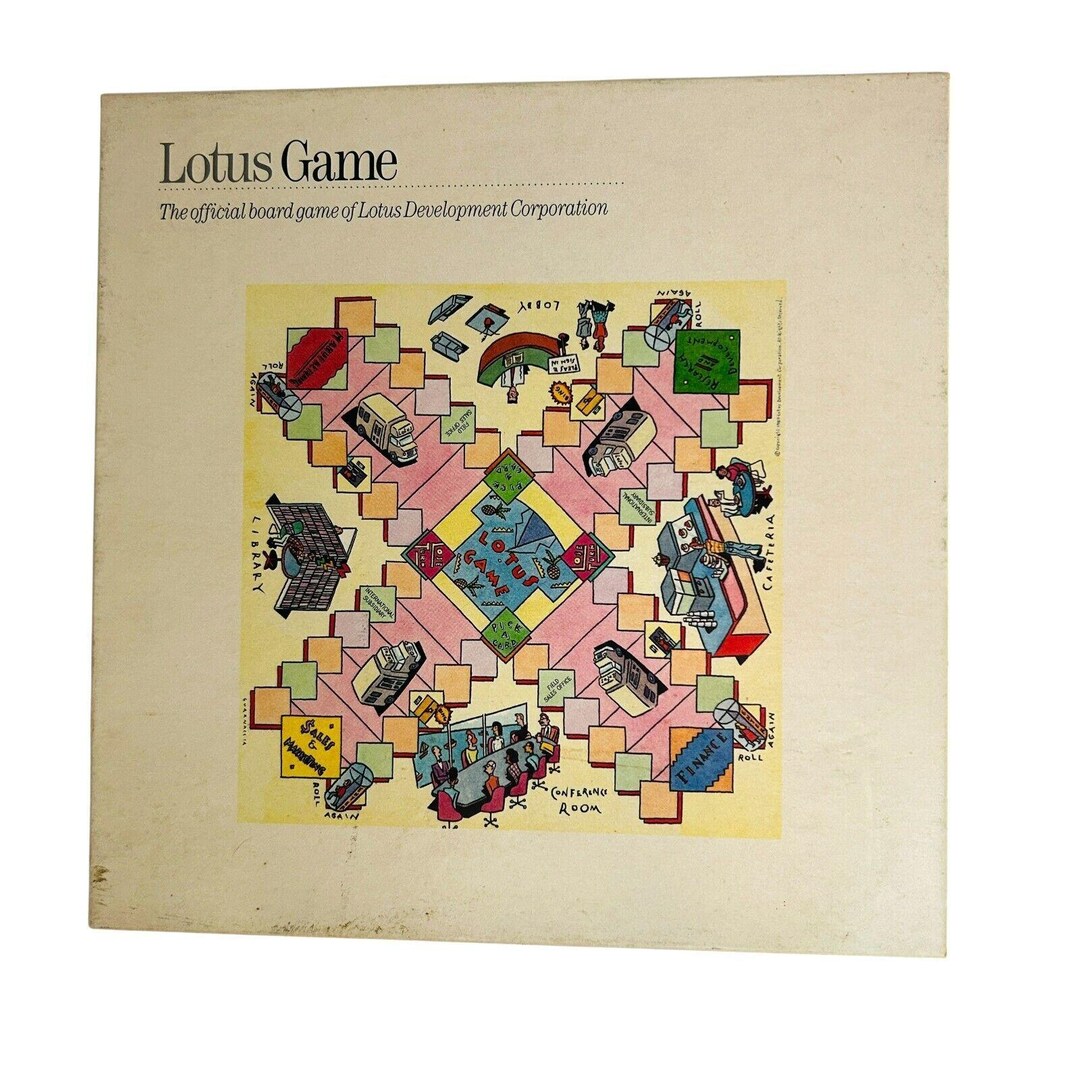 Vintage Lotus Game Official Board Game Lotus Development Company 1987 ...