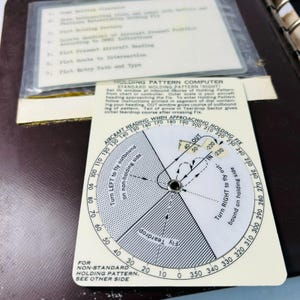 Jeppesen Airway Manual 1970s Holding Pattern Chart Plotter Approach Maps - Etsy