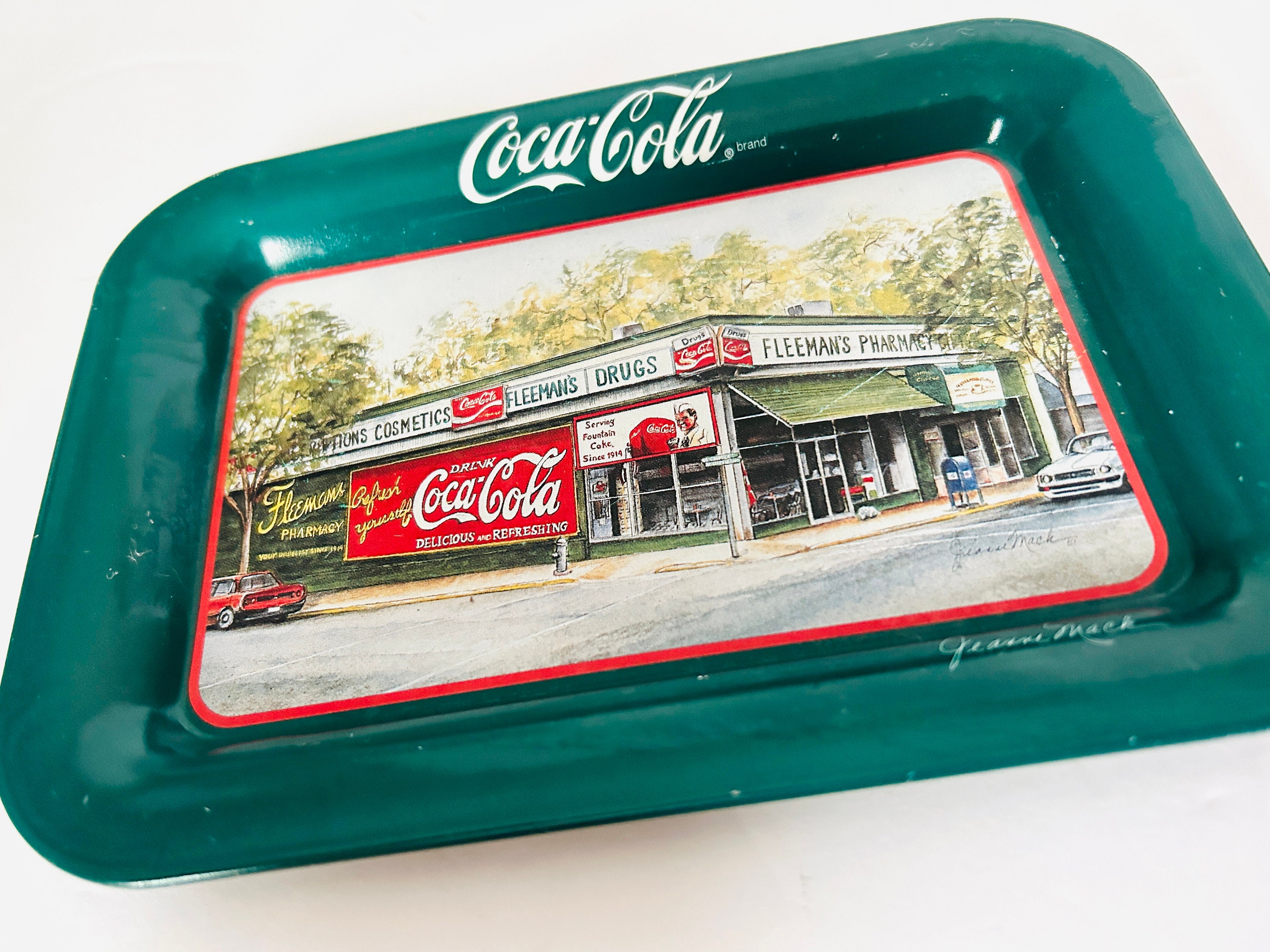 Vintage Coca-cola Mini Serving Drink Trays 1998 Reproduction Set of 3 ...