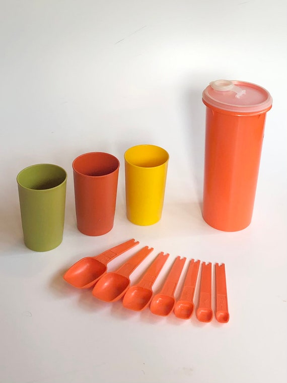 Vintage Tupperware Tumblers Tupperware Pitcher Tupperware - Etsy