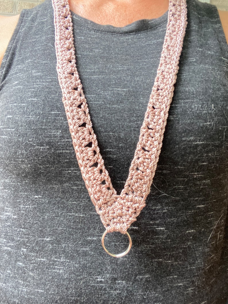 Crochet Lanyard Patterns / Two Lanyard Crochet Patterns / EASY - Etsy