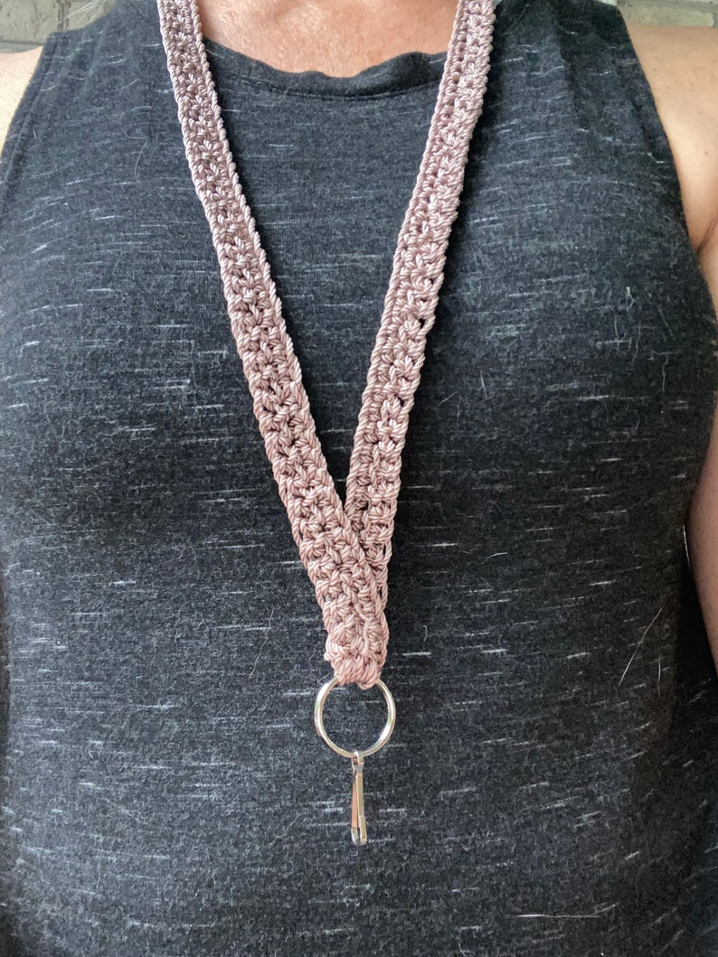 Crochet Lanyard Patterns / Two Lanyard Crochet Patterns / EASY - Etsy