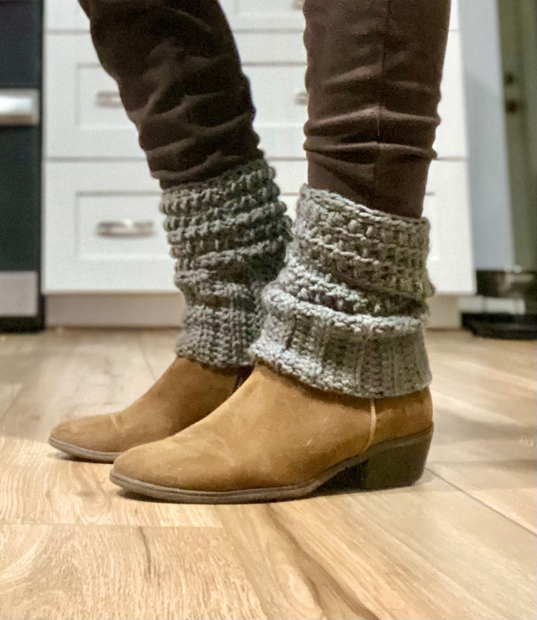 Rustic Boot Cuff Crochet Pattern / Leg Warmers Crochet Pattern ...
