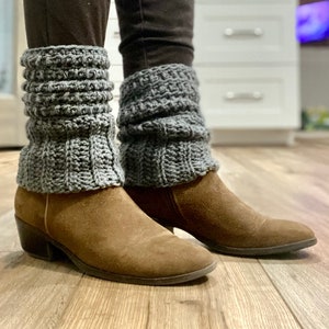 Rustic Boot Cuff Crochet Pattern / Leg Warmers Crochet Pattern ...