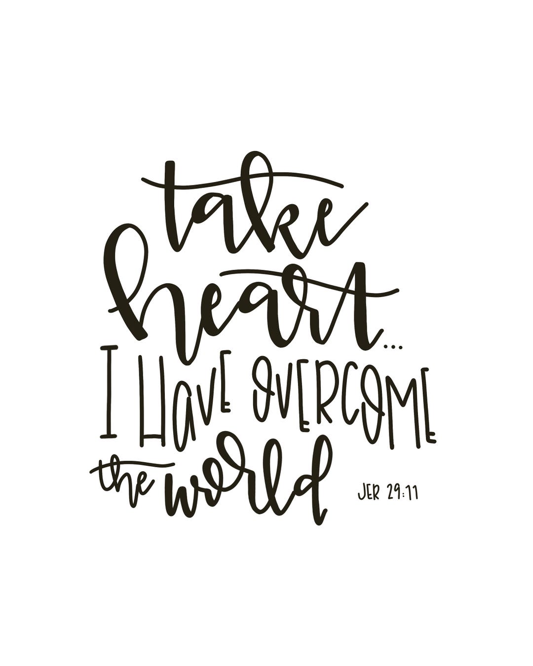 Scripture Print | Jeremiah 29:11 | Instant Digital Download ...