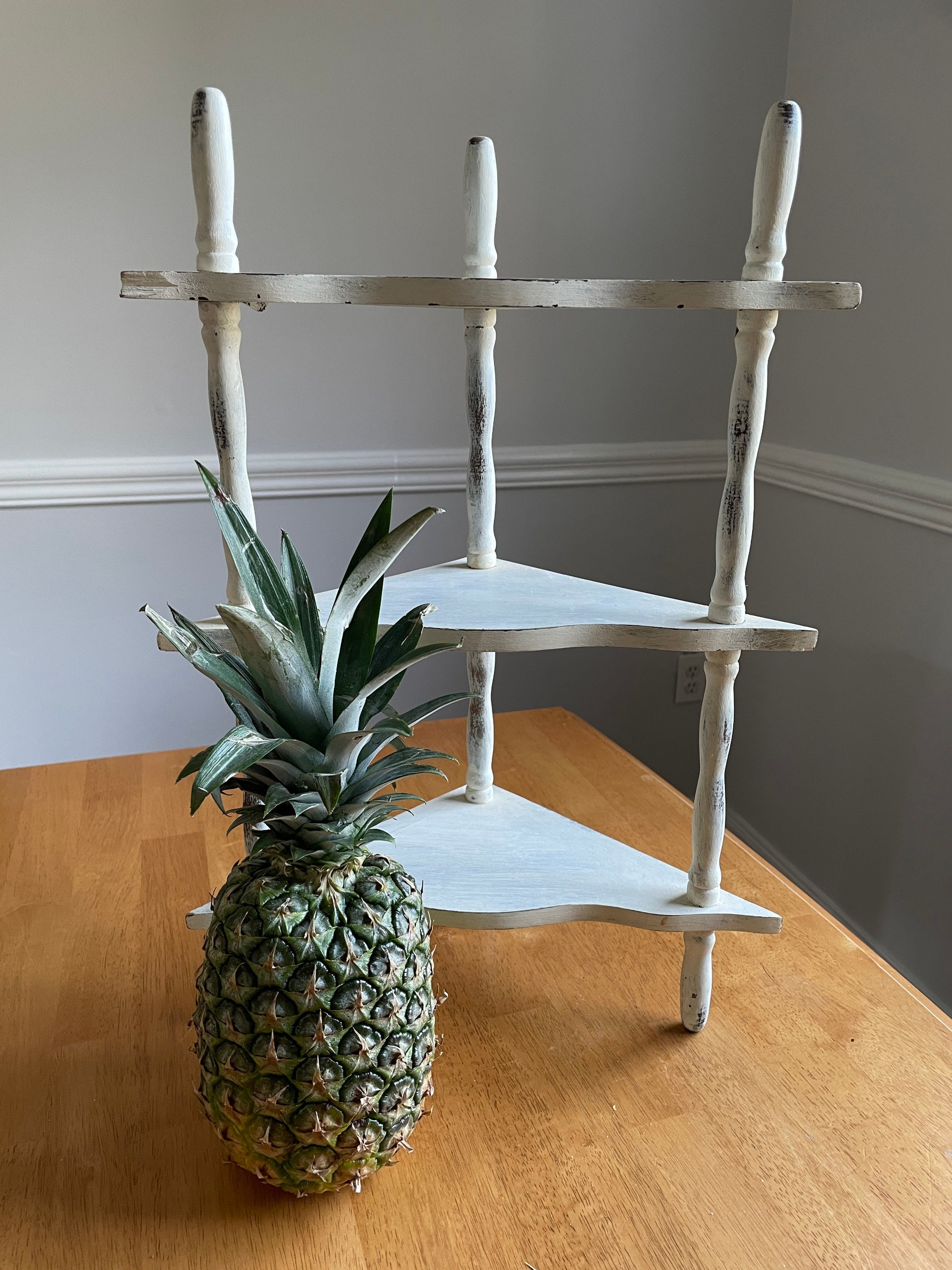 Wooden Corner Display Stand - Etsy