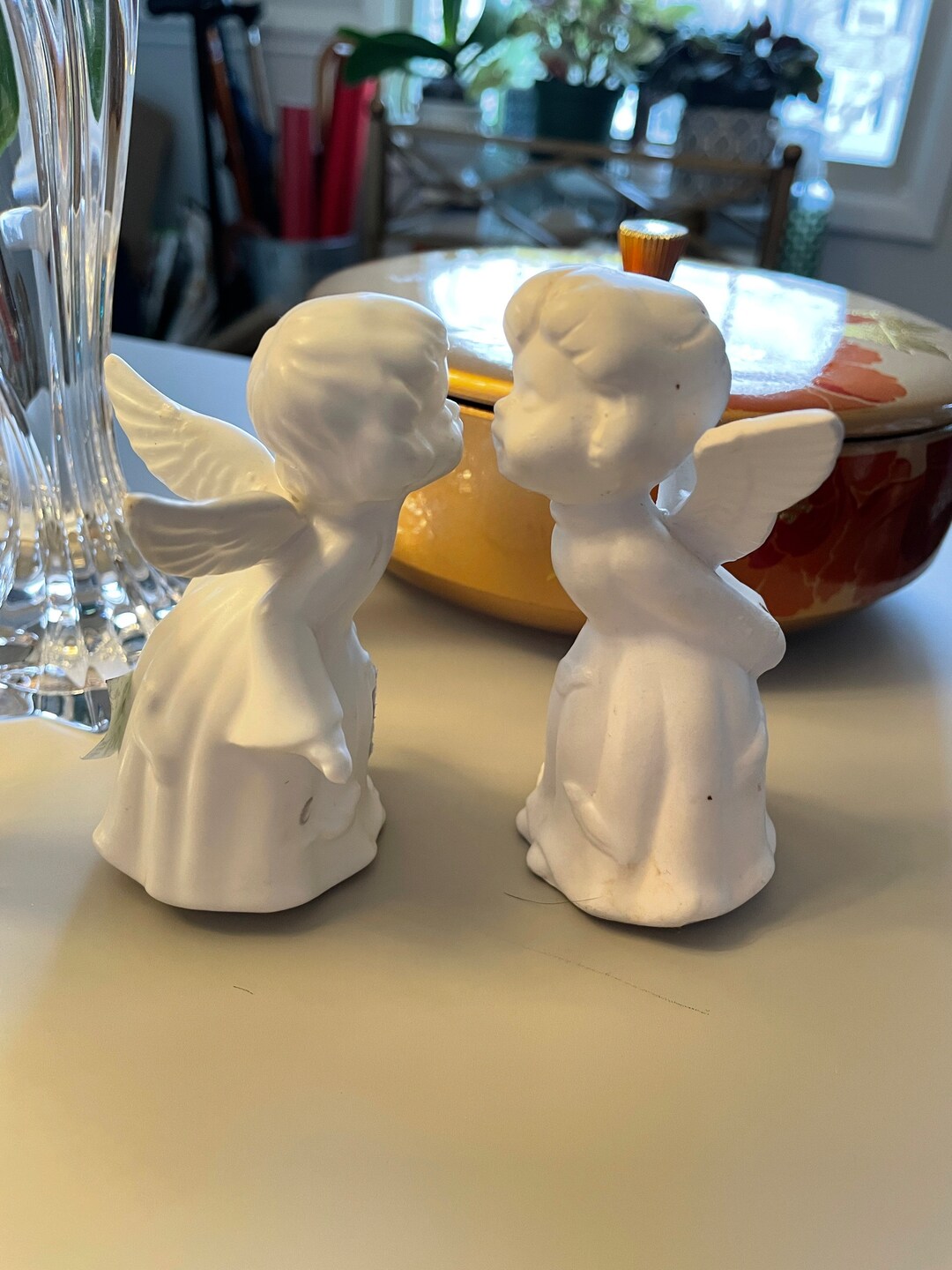 Angel Figurines-set of 2 - Etsy