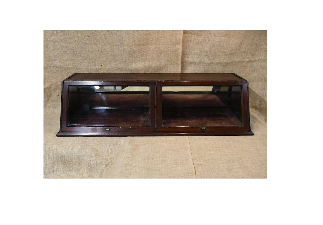 Mahogany Table Top Display Cabinet Shop Display - Etsy UK