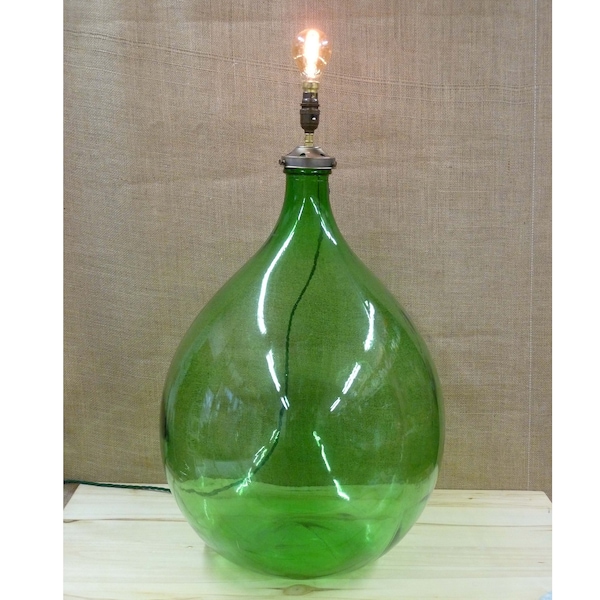 Large Glass Demijohn - Etsy UK