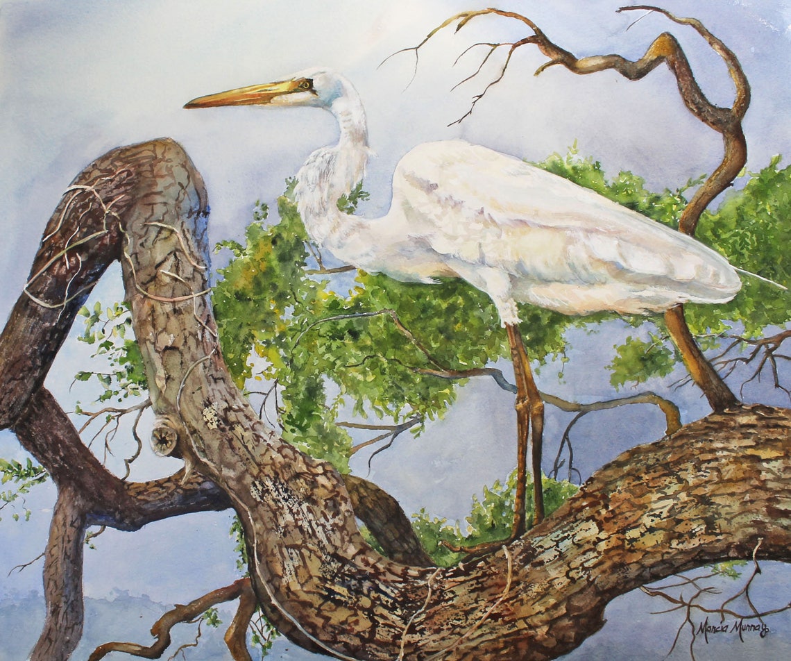 Title: "family Tree" Southern Scene Print Giclee' Watercolor Painting ...