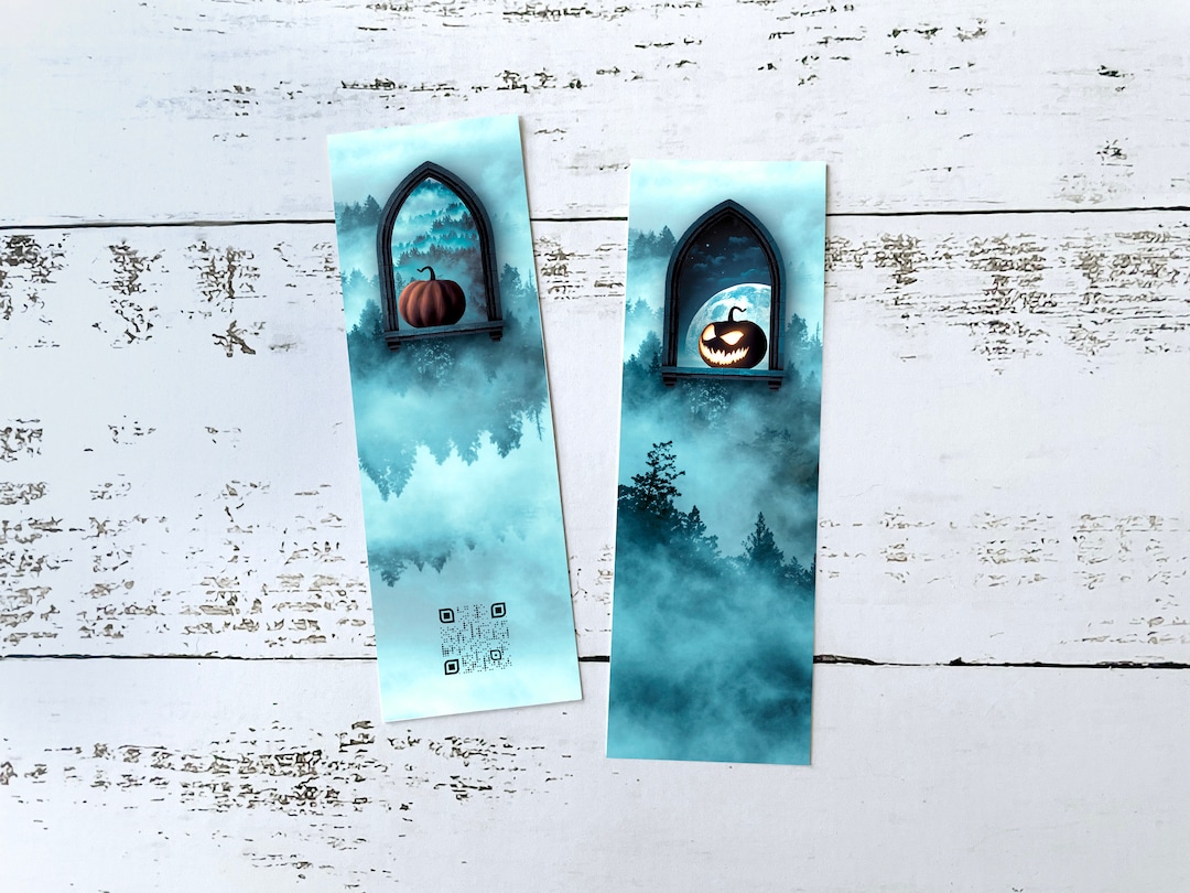 Printable Bookmarks | Double Sided | Pumpkin | Halloween | Fantasy ...