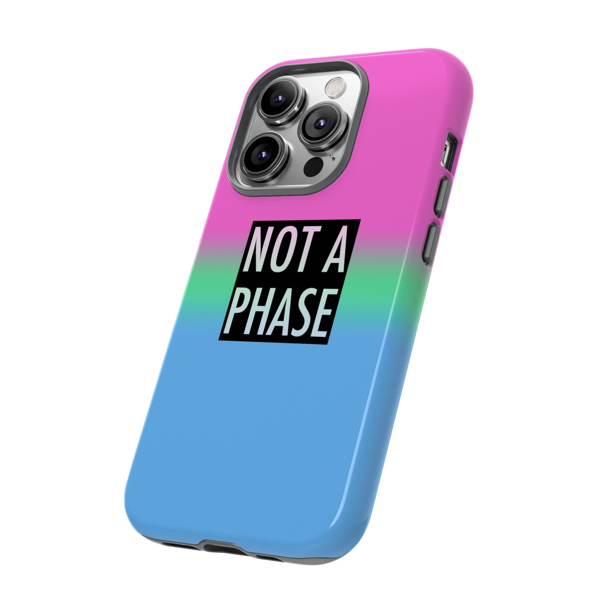 Polysexual Minimalistic "not a Phase" Case | Big Flag Design | Tough ...