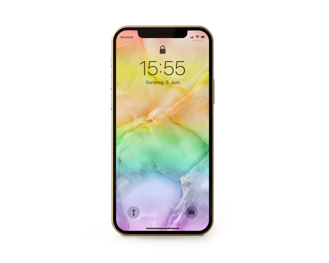 Rainbow Pride Marble Phone Wallpaper | iPhone & Android Wallpaper ...
