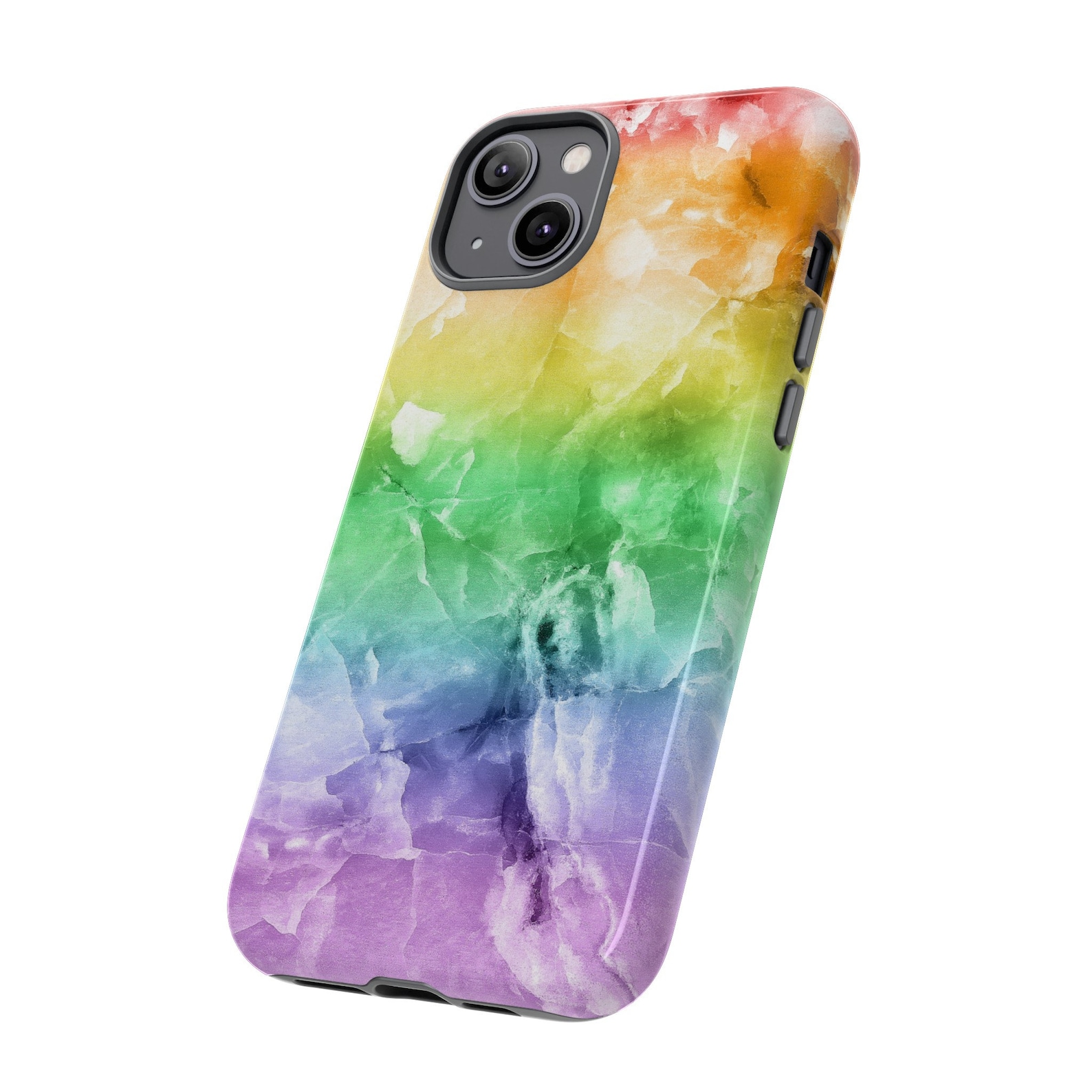 Rainbow Flag Marble Case | Tough Pride Phone Case | Iphone, Samsung ...