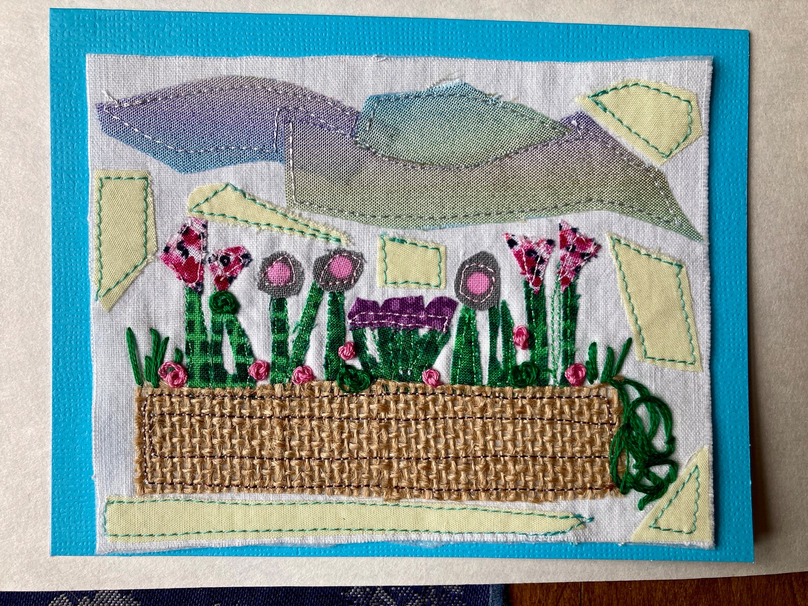 Greeting Card, Raw-edge Patch - Etsy