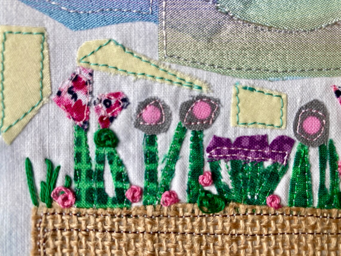 Greeting Card, Raw-edge Patch - Etsy