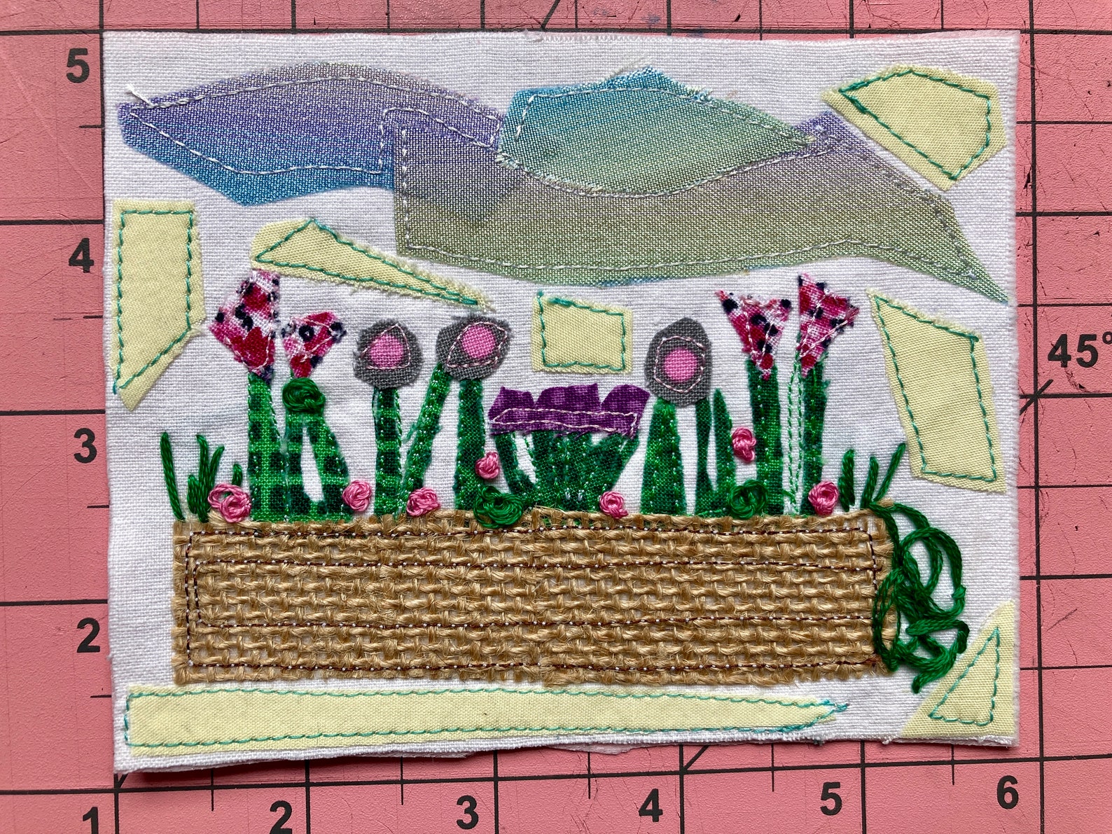 Greeting Card, Raw-edge Patch - Etsy