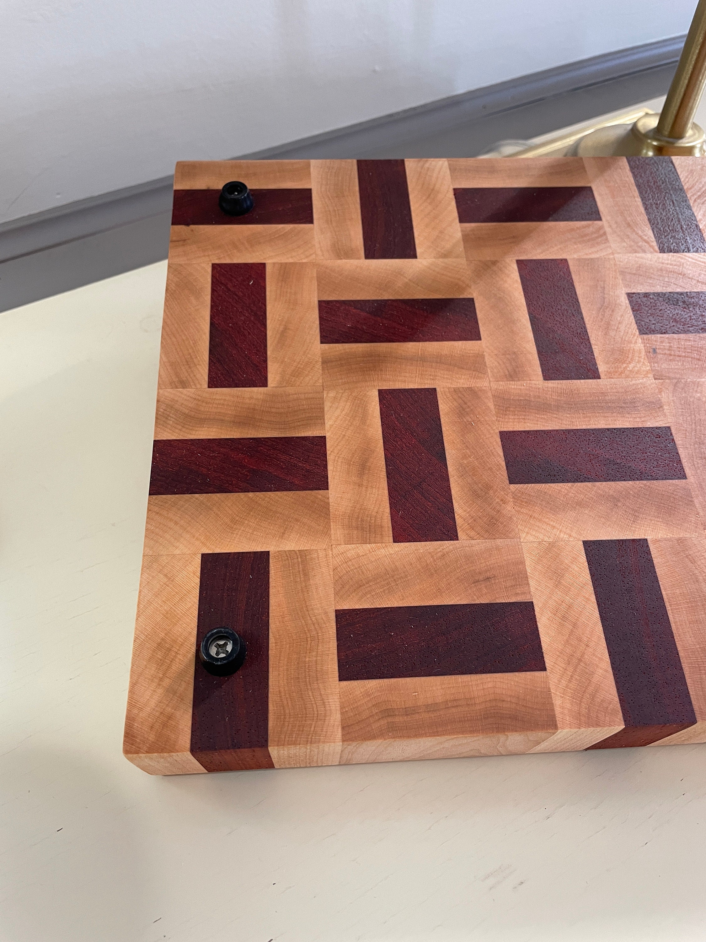 End Grain Ribbon Cutting Board - Etsy