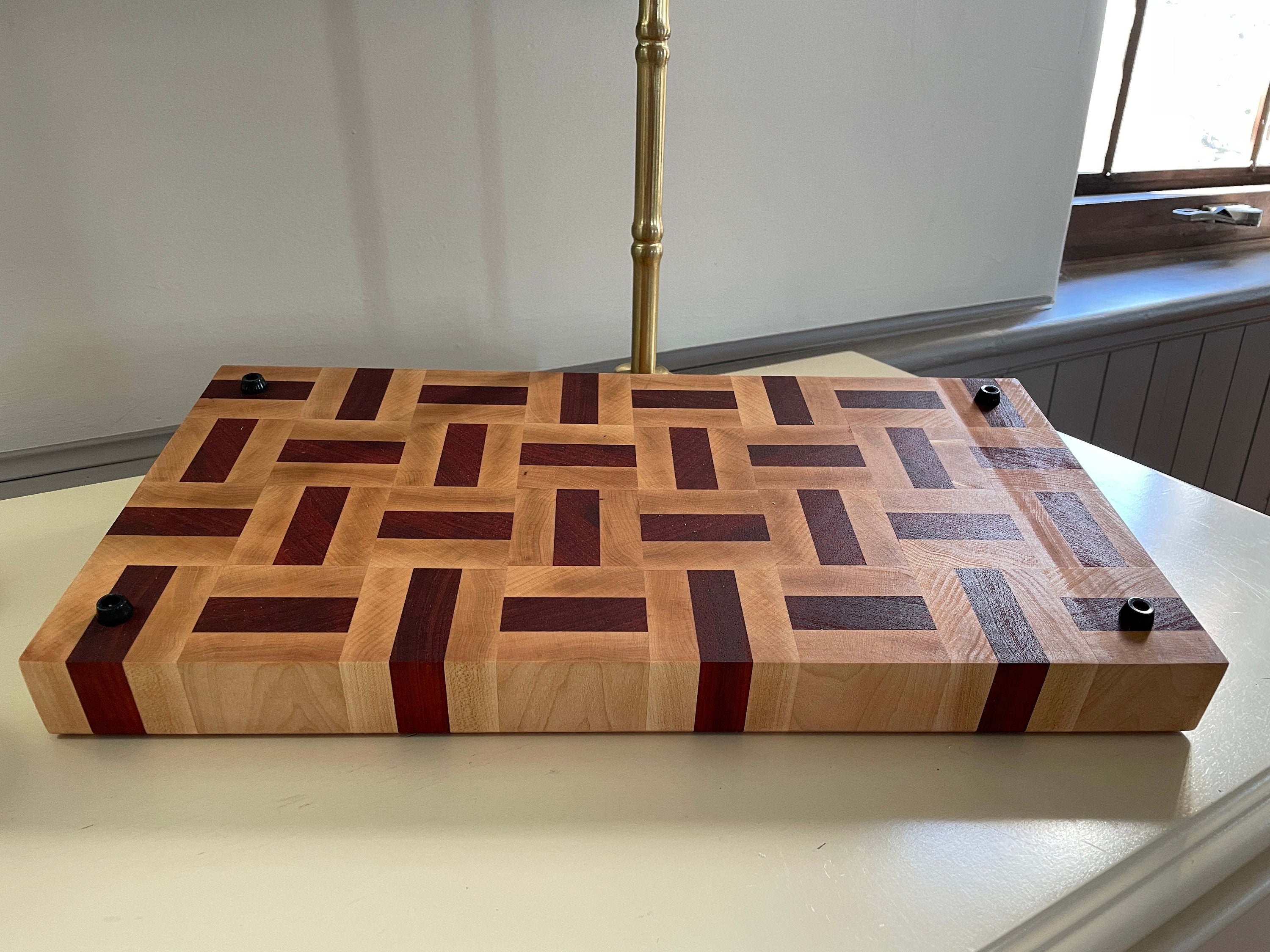 End Grain Ribbon Cutting Board - Etsy