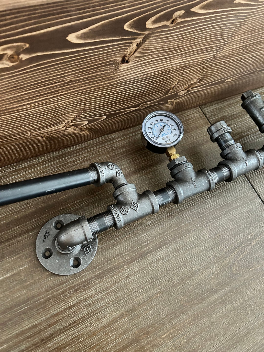 Industrial Gas Pipe Shelf - Etsy
