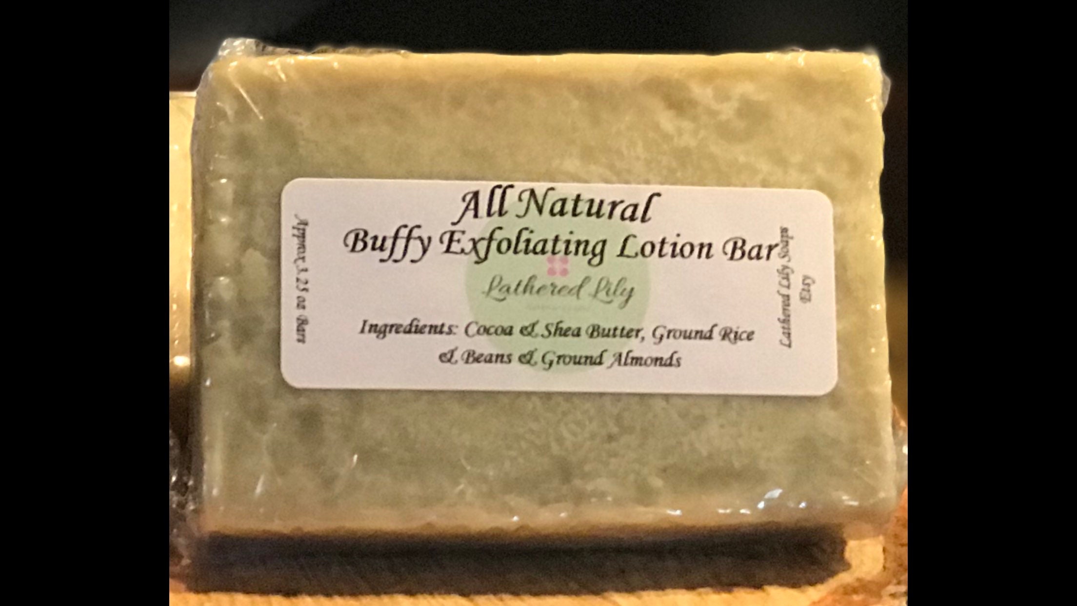 Exfoliating All Natural Buffy Bath and Shower Bars - Etsy