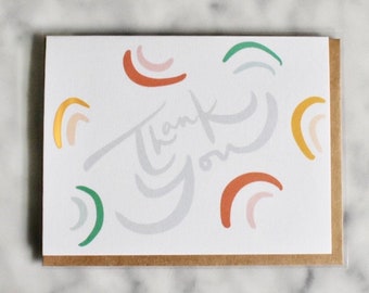 C-0708 Thank You (times Infinity) Card - Etsy