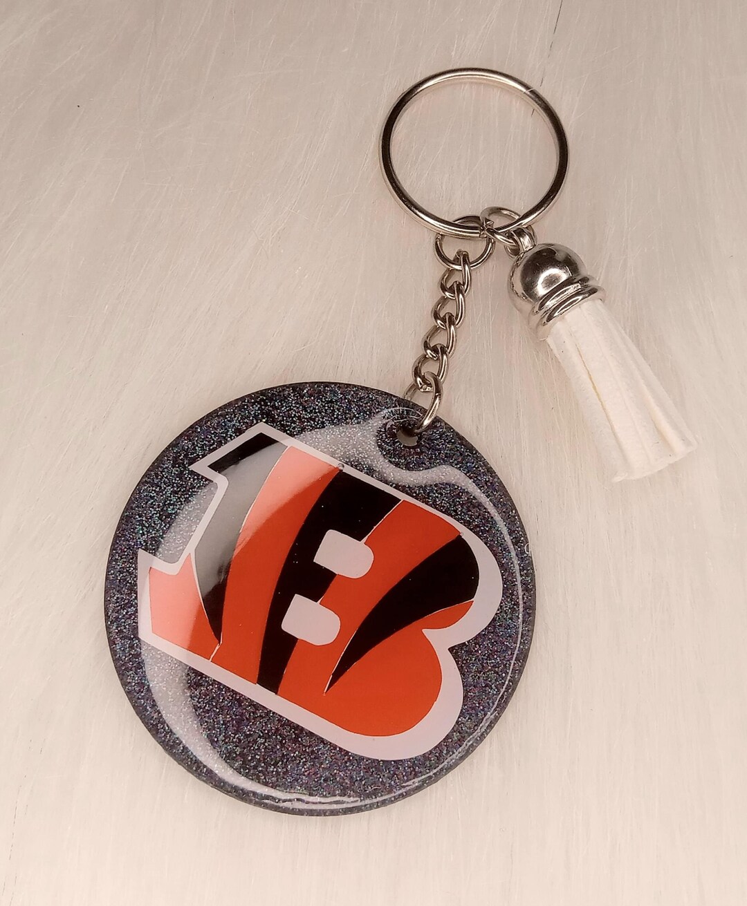 Bengals Keychain Gold Keychain Handmade Custom Keychain - Etsy