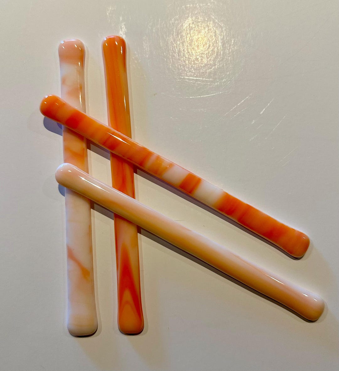 Fused Glass Swizzle Sticks: Sedona Sunset Colors, Set of 4 - Etsy