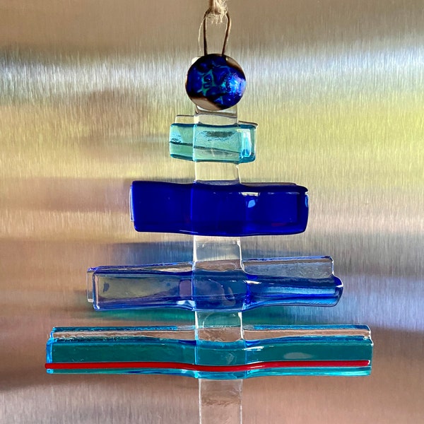 Christmas Tree Fused Glass - Etsy