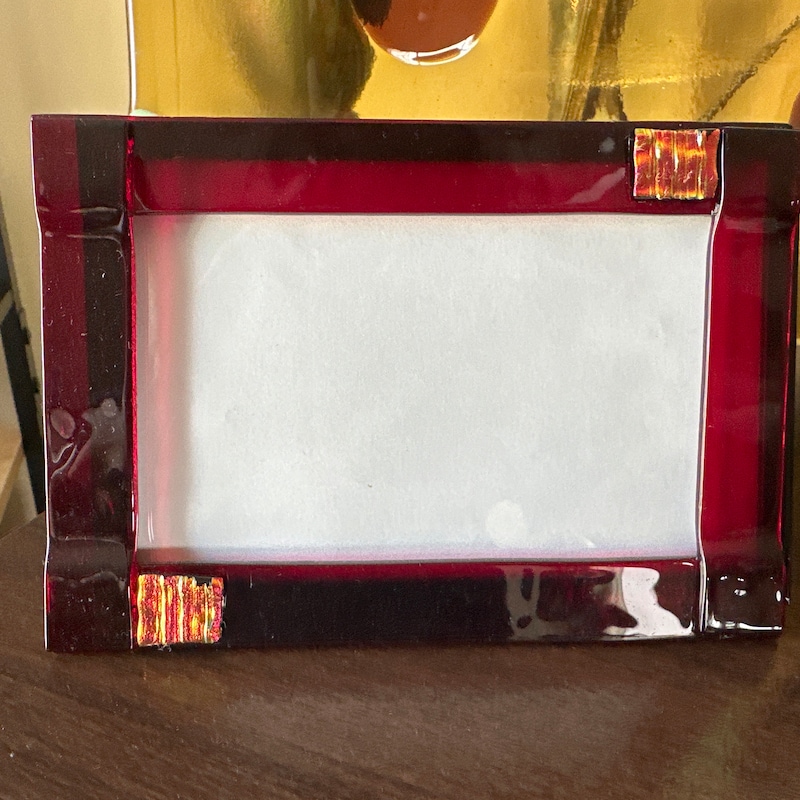 Wood Framed Fused Glass - Etsy