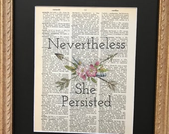 She Persisted Print | Etsy
