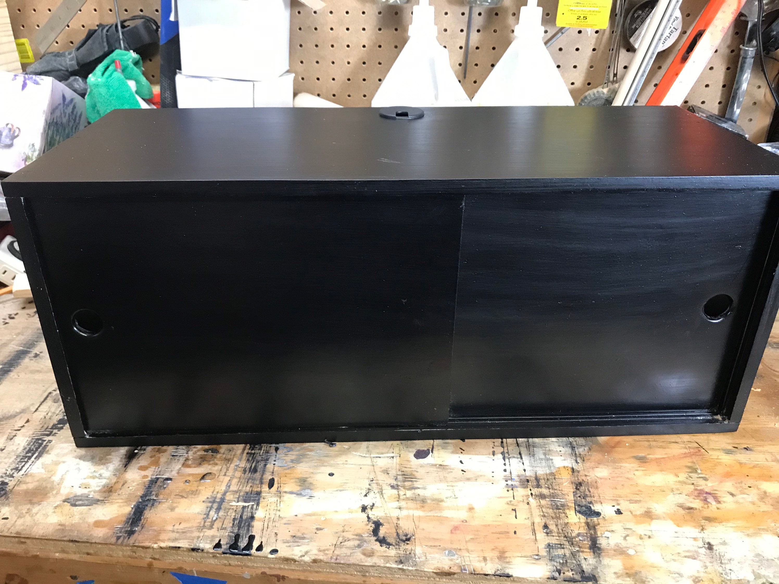 Wall Mounted Cabinet With Sliding Doors - Etsy