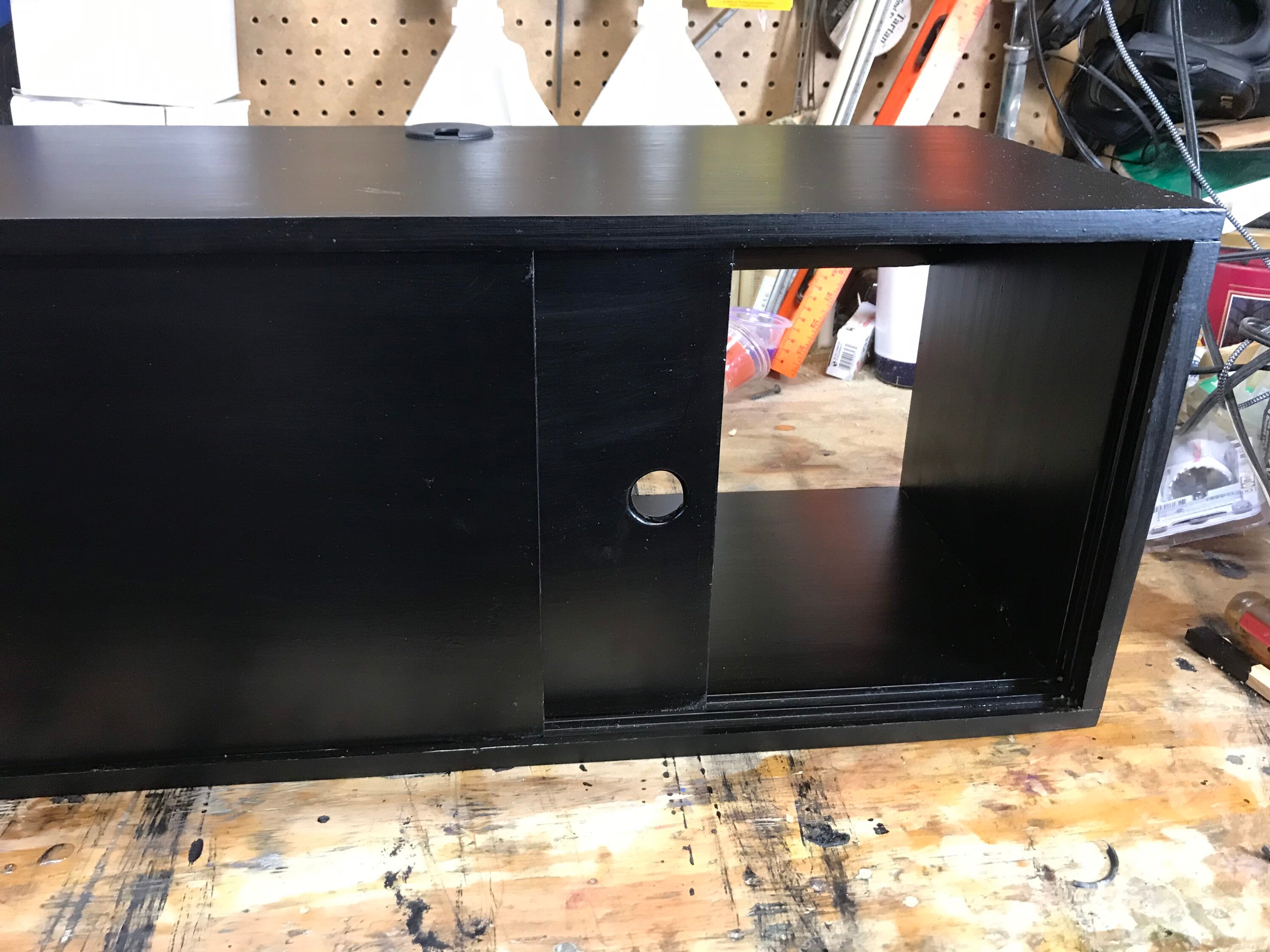 Wall Mounted Cabinet With Sliding Doors - Etsy