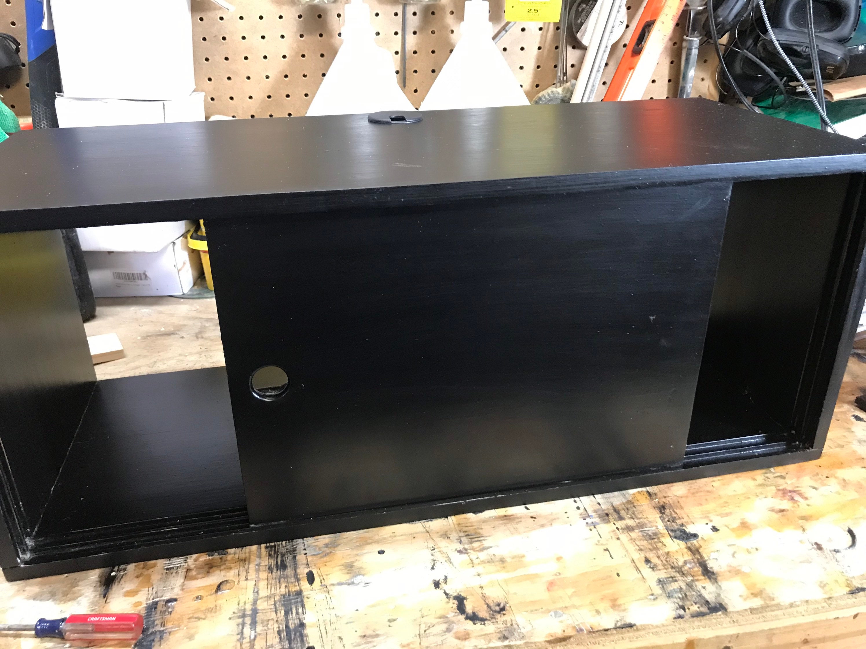 Wall Mounted Cabinet With Sliding Doors - Etsy