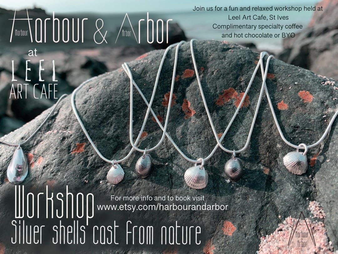 Silver Shells PMC Workshop in St Ives Cornwall. - Etsy