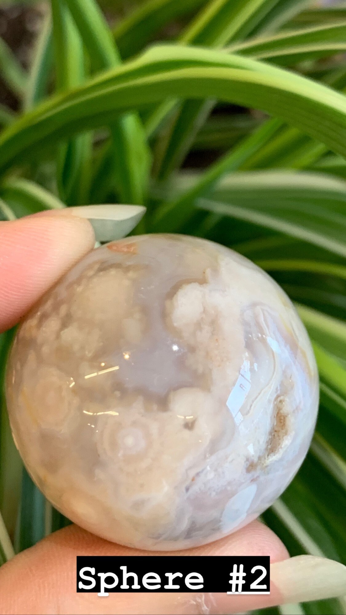 Cherry Blossom Agate Spheres - Etsy