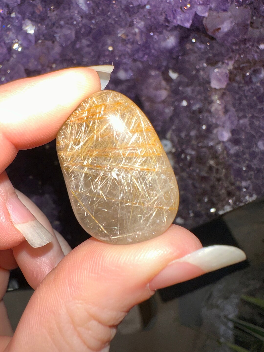 Tumbled Rutilated Quartz - Etsy