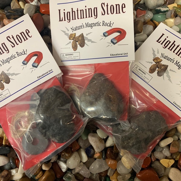 Lightning Stone - Etsy